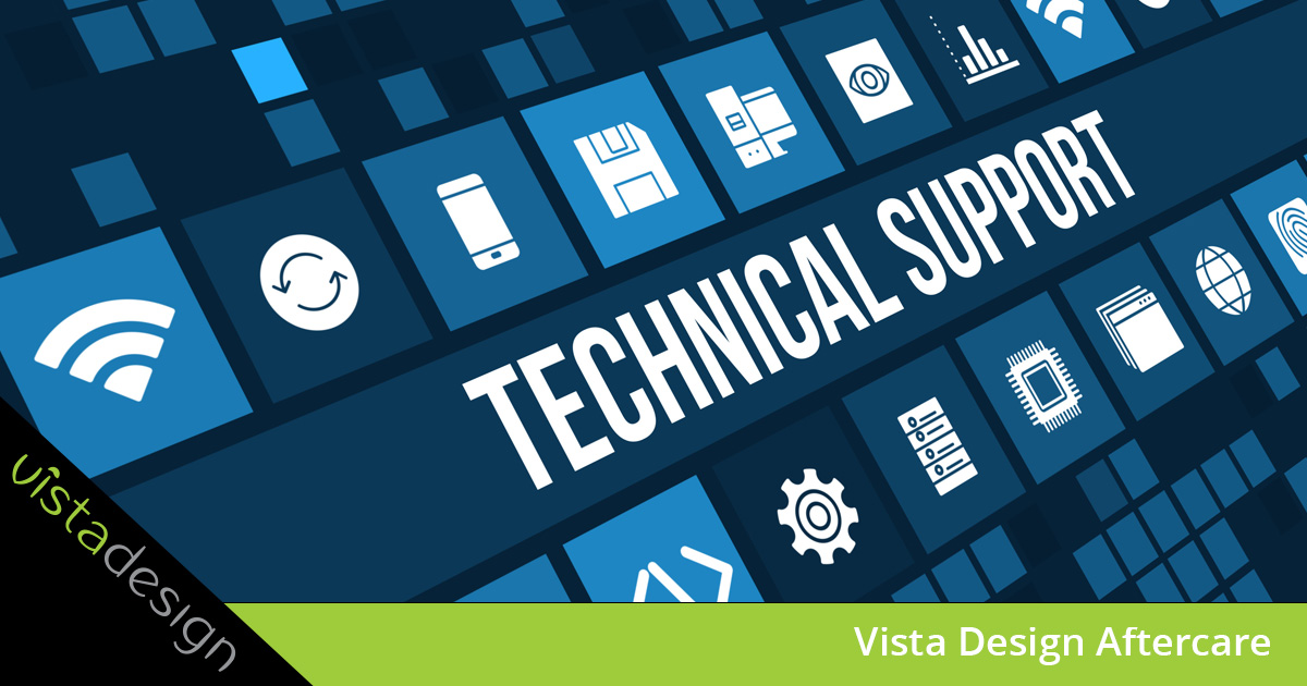 Vista Design Technical Support - Open Support Ticket